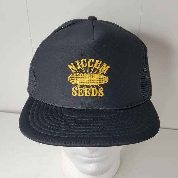 Seedway | Accessories | Vtg Niccum Seeds Corn Mesh Back Trucker Cap ...